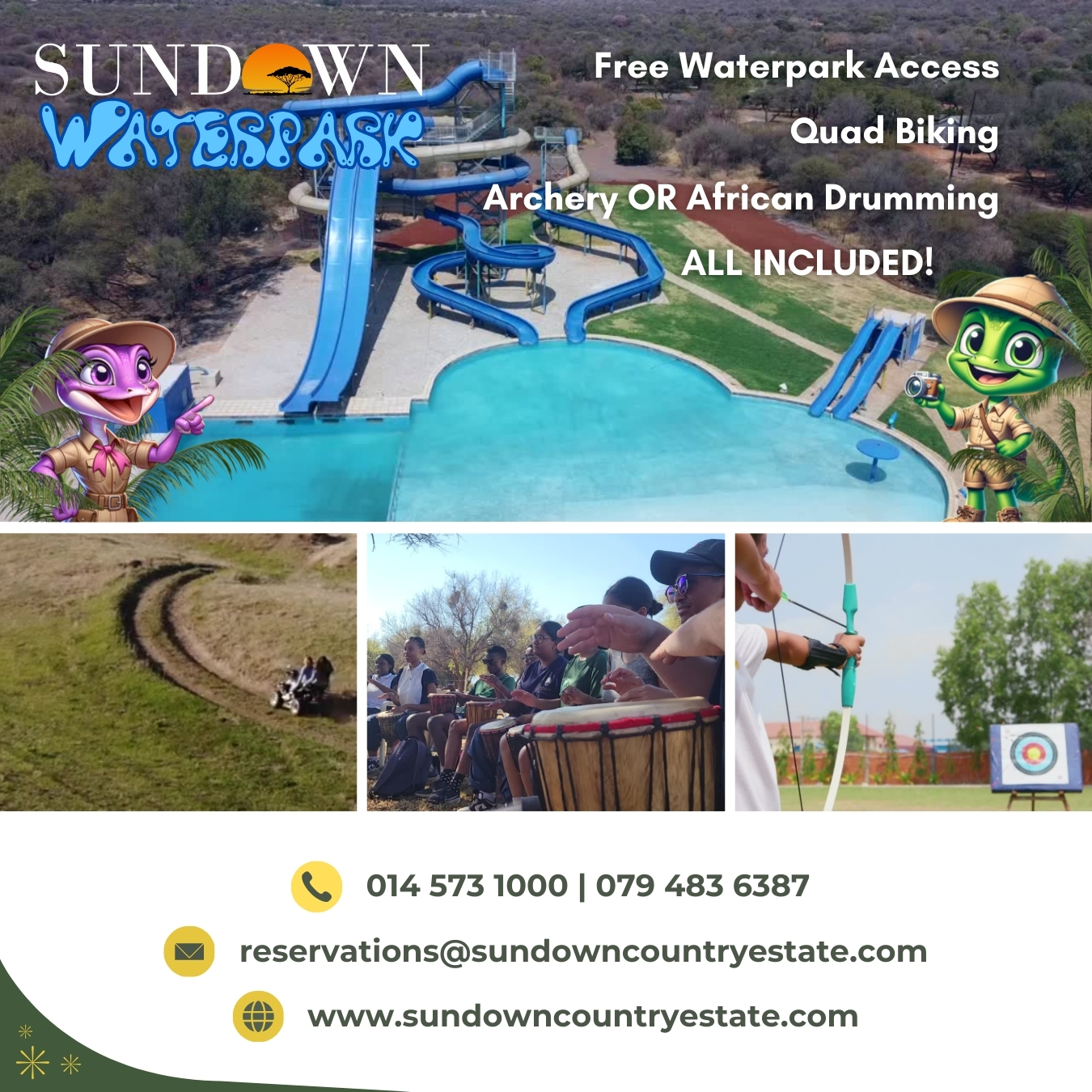 Specials & Discounts - Sundown Country Estate